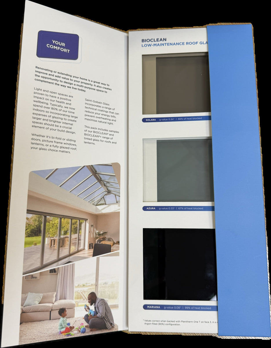 Bioclean Roof Glass Sample Kit – Saint-Gobain Glass UK